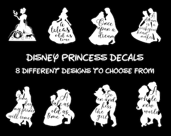 Princess Decal - Etsy