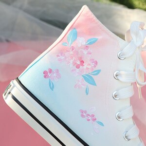 Hand Painted Personality Desgin Shoes,high Top Custom Flat Shoes,casual ...