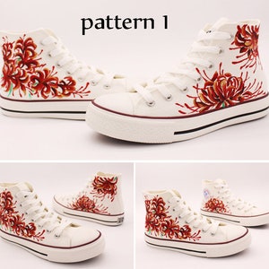 Hand Painted Personality Design Shoes,high Top Custom Painted Shoes ...