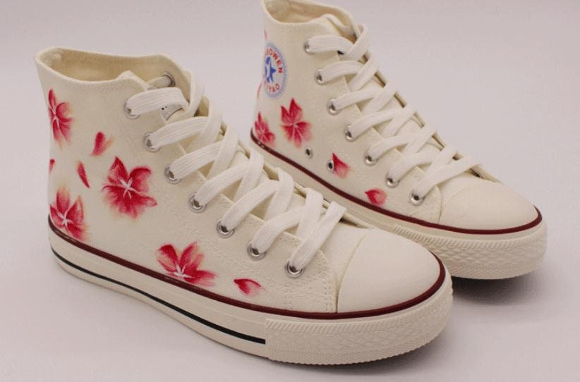 Hand Painted Personality Design Shoes,high Top Custom Painted Shoes ...