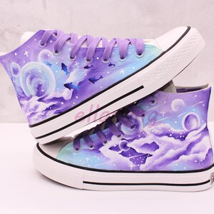 Hand Painted Personality Design Shoes,custom High Top Shoes ...