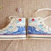 Hand Painted Waterproof Sea Wave Shoes,hi Top Custom Painted Shoes ...