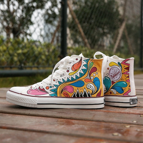 High Top Converse - Etsy