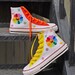 Hand Painted Personality Design Shoes,hihg Top Custom Painted Shoes ...