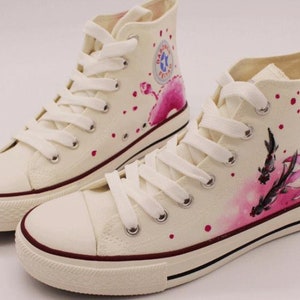 Hand Painted Personality Design Shoes,high Top Custom Painted Shoes ...