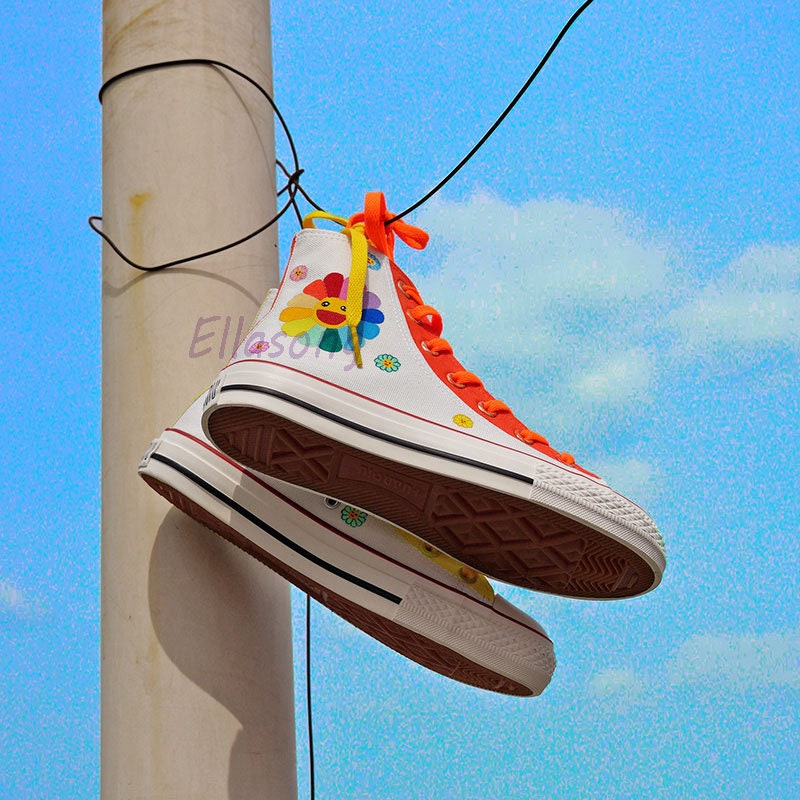 Hand Painted Personality Design Shoes,hihg Top Custom Painted Shoes ...