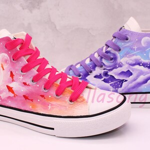 Hand Painted Personality Design Shoes,custom High Top Shoes ...