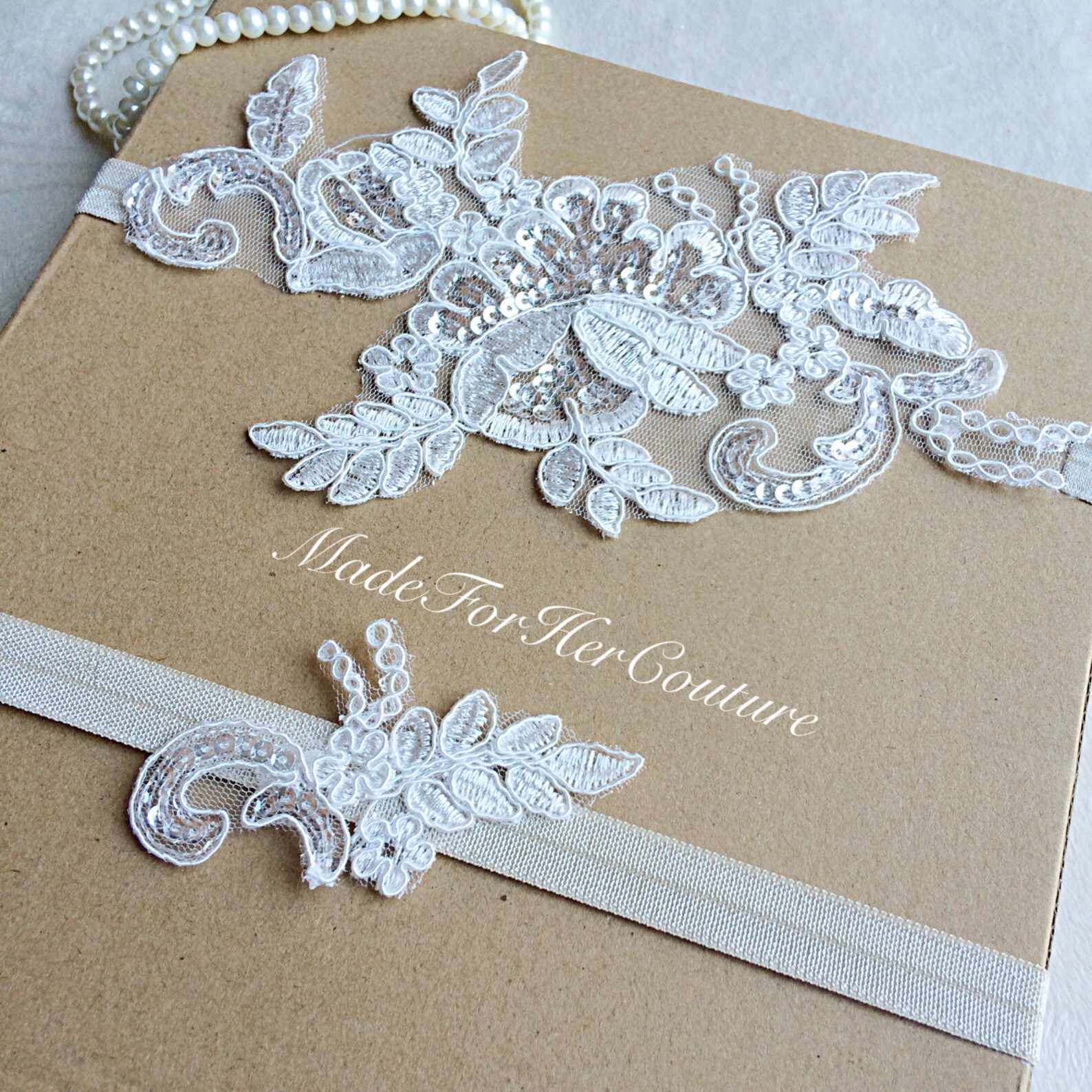 Beige Lace Garter Lace Wedding Garter Set Lace Garter - Etsy