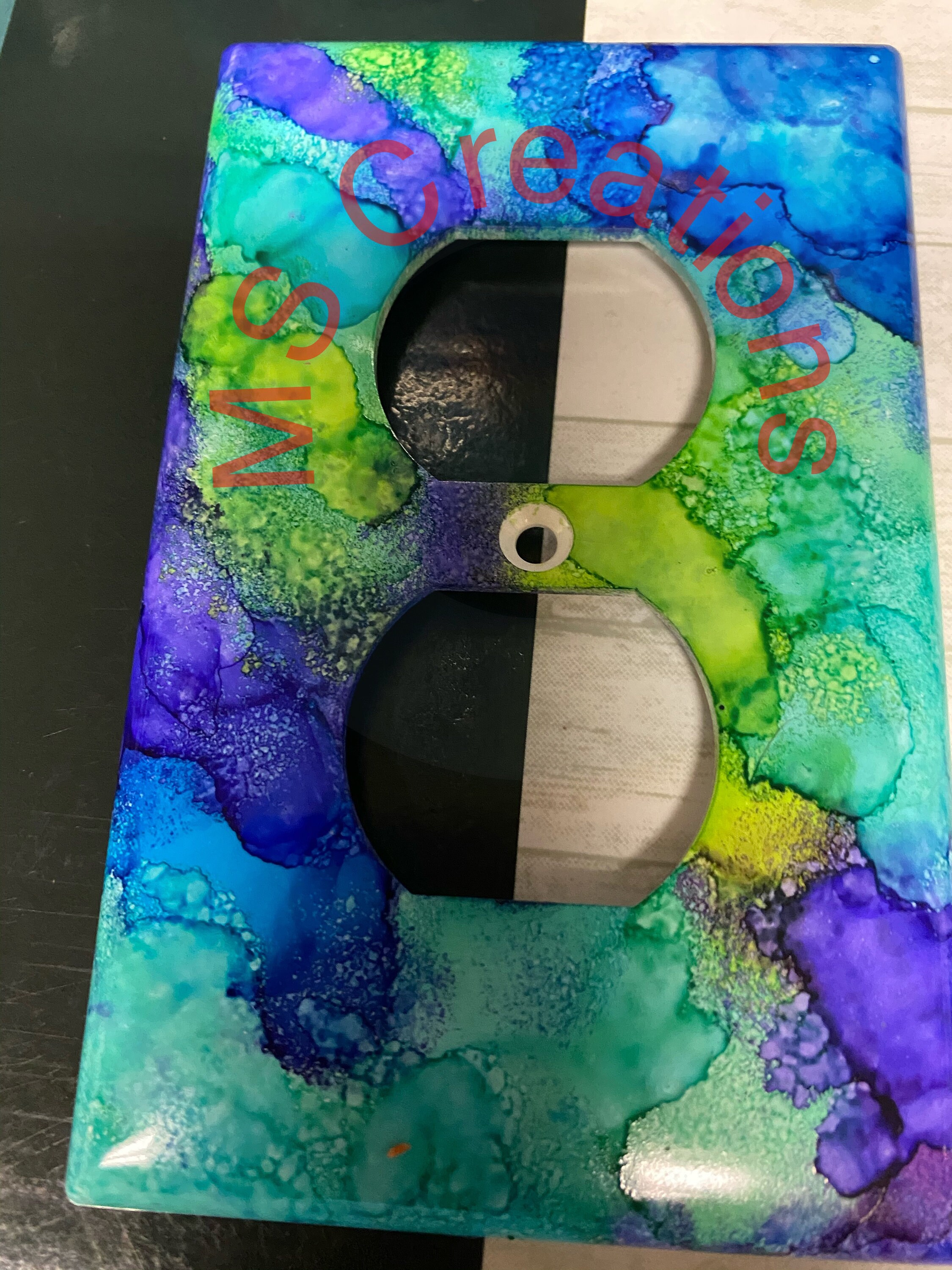 Alcohol Inks, Light Plug-in Covers, Light Cover, Switch Plates, Mothers ...