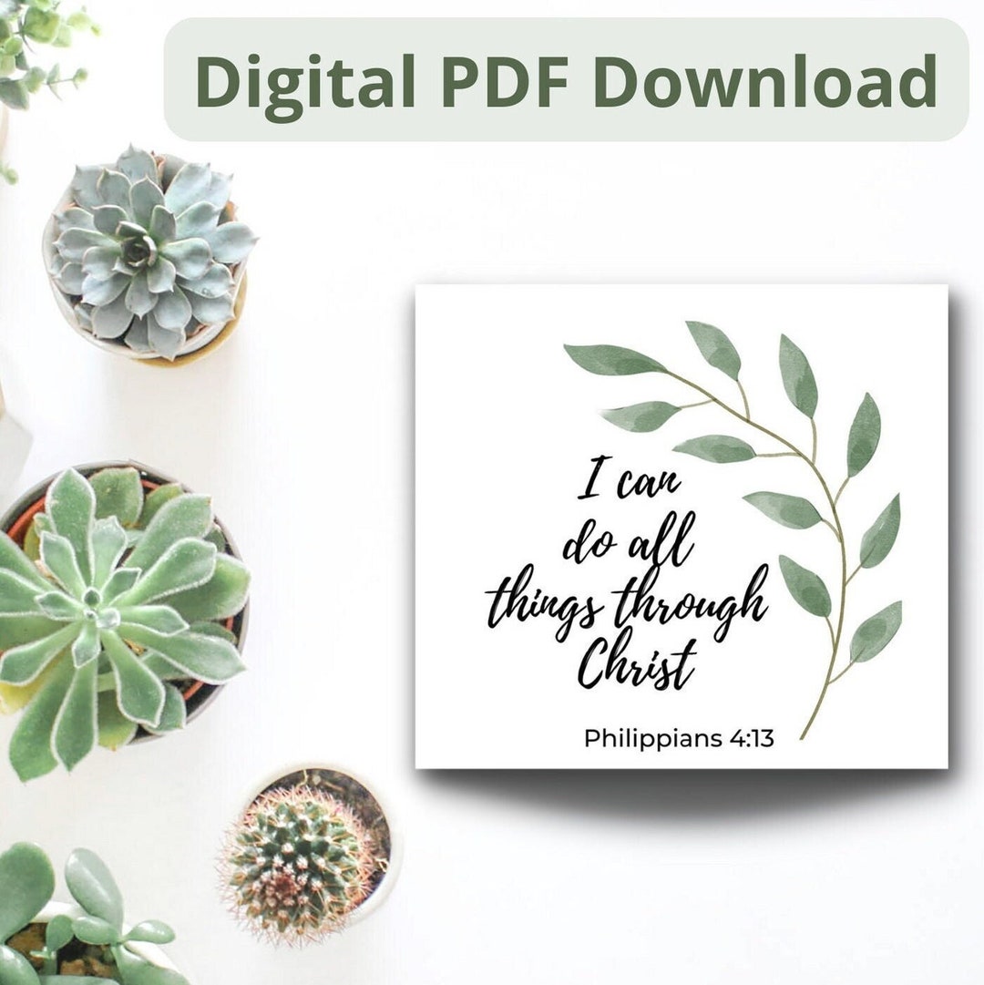 LDS 2023 Youth Theme Printable Digital Download Philippians 4:13 YW ...