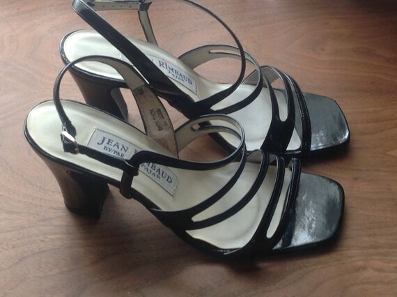 Women's sandals with square toes, Jean Rimbaud leathe… - Gem