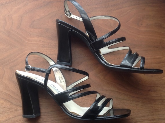 Women's sandals with square toes, Jean Rimbaud leathe… - Gem