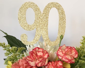 90th Birthday Centerpiece Decorations/ 90th Birthday - Etsy