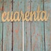 Cuarenta Birthday Cake Topper Cuatenta Cake Topper Spanish - Etsy