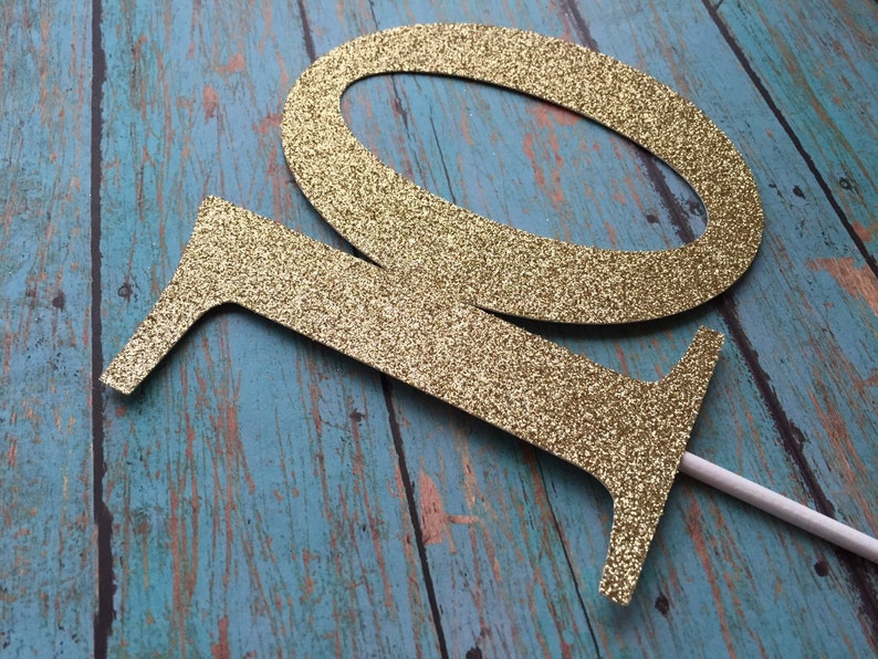 10 Cake Topper. Tenth Birthday Decorations Ten Birthday Cake | Etsy