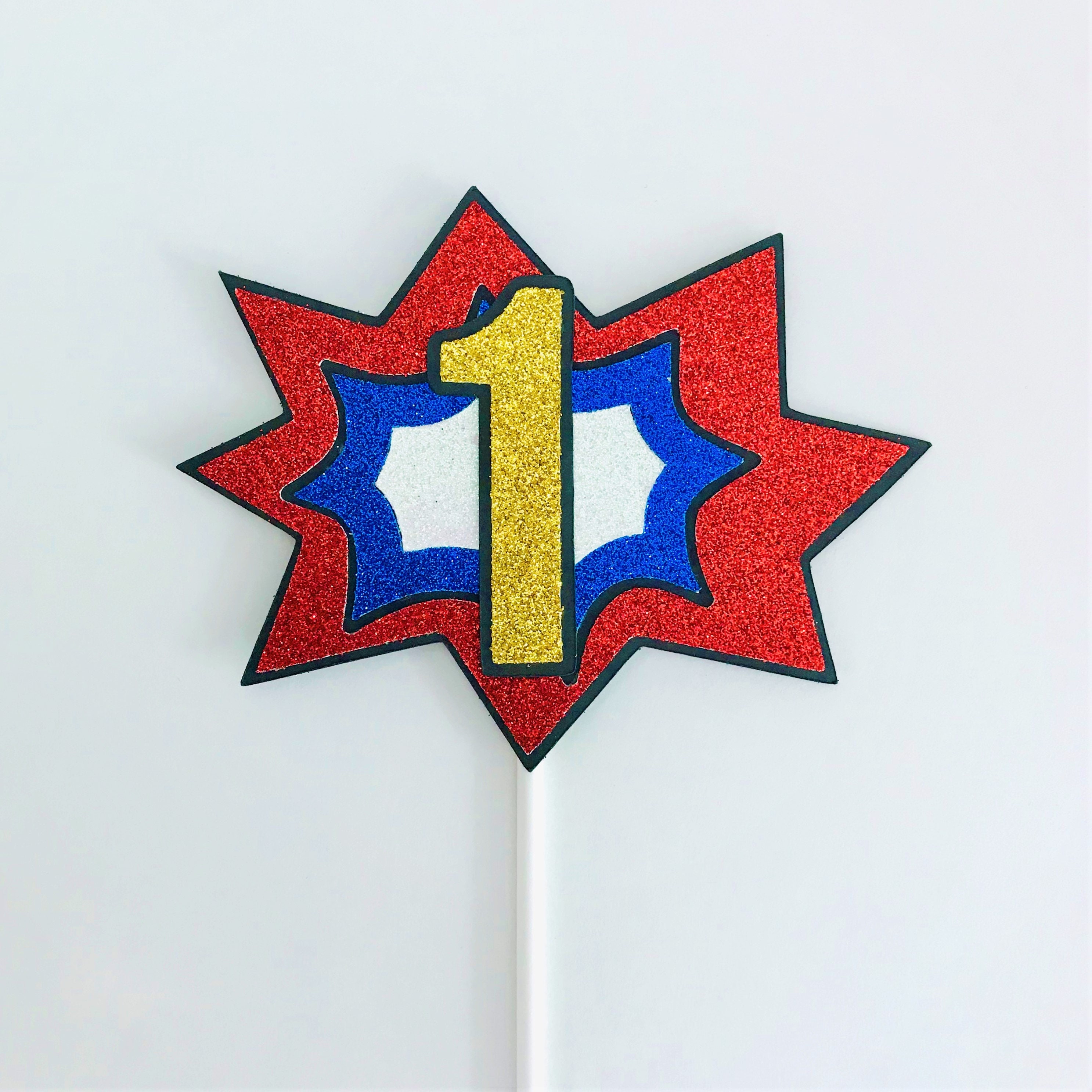 Superhero Cake Topper. Superhero Birthday Party Decorations. | Etsy