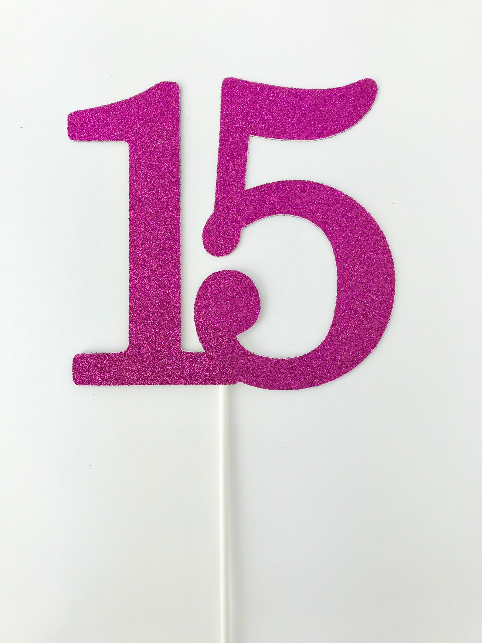 15th Birthday Cake Topper. Number 15 Cake Topper. 15th - Etsy