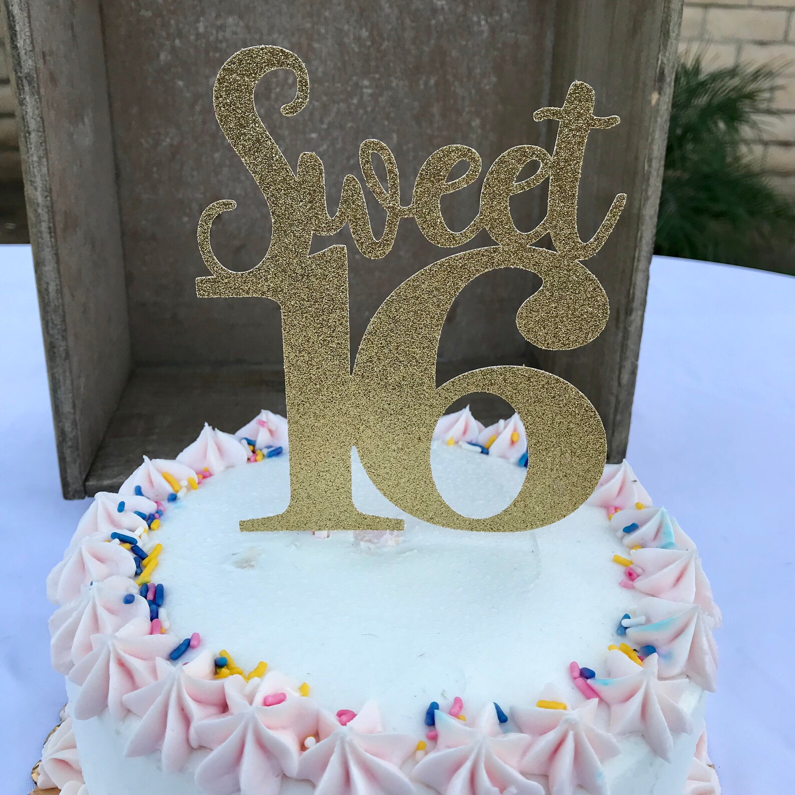 Sweet 16 Cake Topper Sweet Sixteen Cake Topper Sweet 16 | Etsy