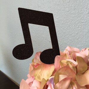 Music Note Centerpiece Picks Music Notes on a Stick Musical - Etsy Canada