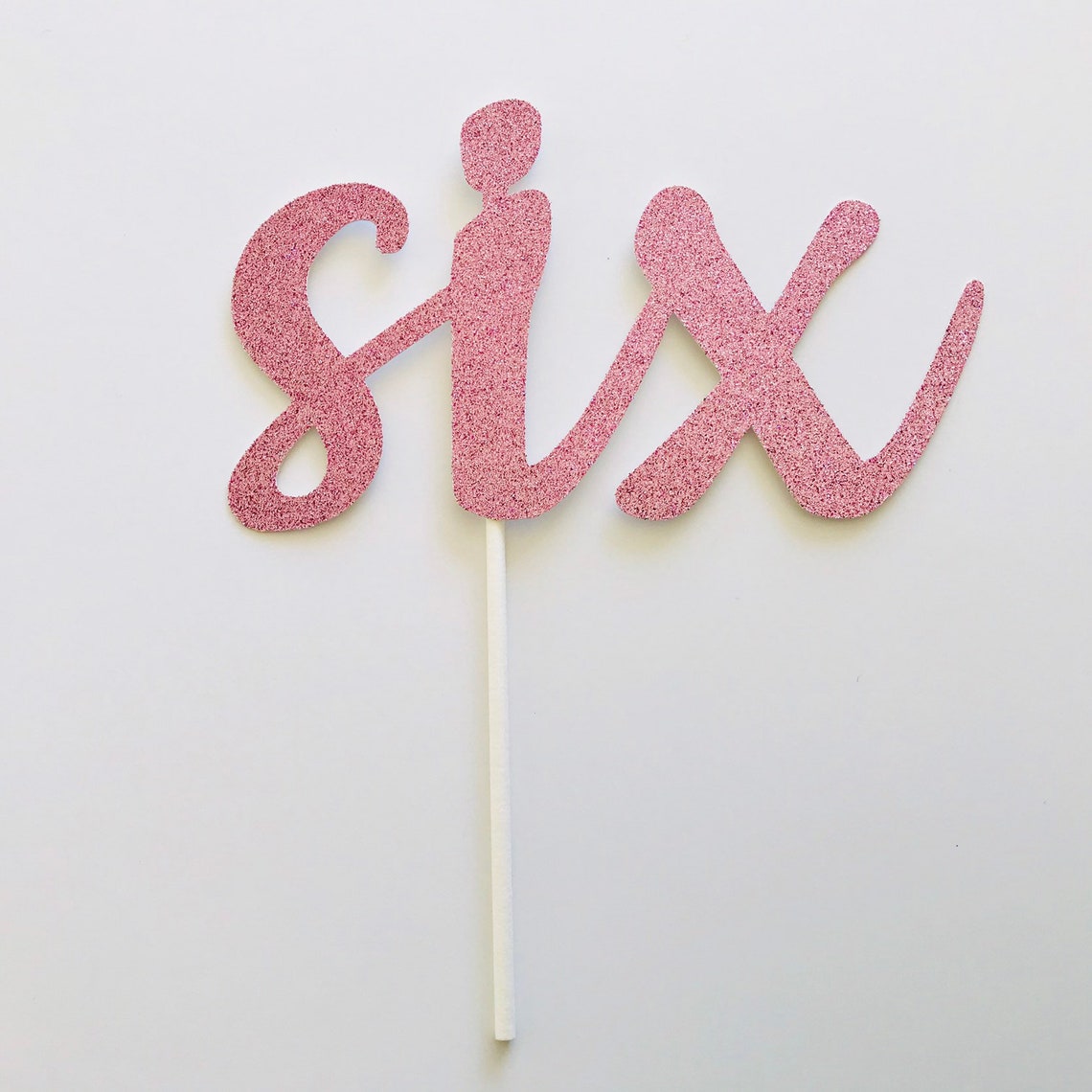 Sixth Birthday Cake Topper 6 Cake Topper 6th Birthday Cake - Etsy