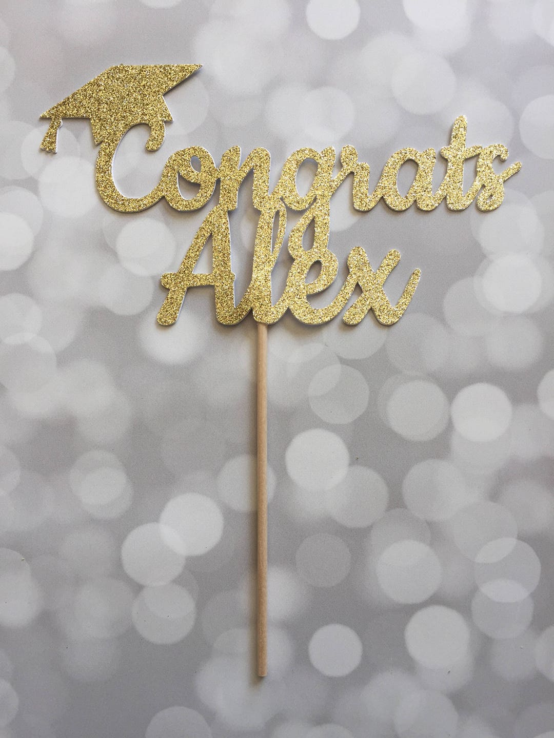 Graduation Cake Topper, Custom Grad Cake Topper, Personalized ...