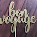 Bon Voyage Cake Topper Bon Voyage Party Decorations Bon - Etsy