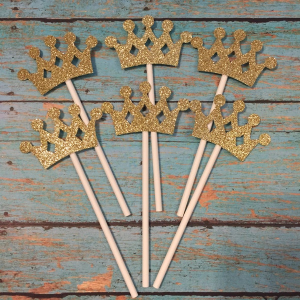 Crown Cupcake Topper - Etsy