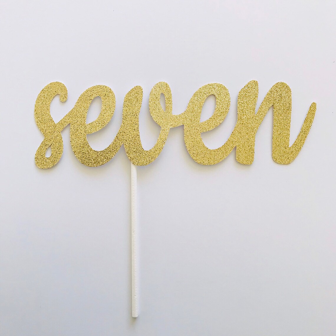 Seven Birthday Cake Topper 7 Cake Topper 7th Birthday Cake | Etsy