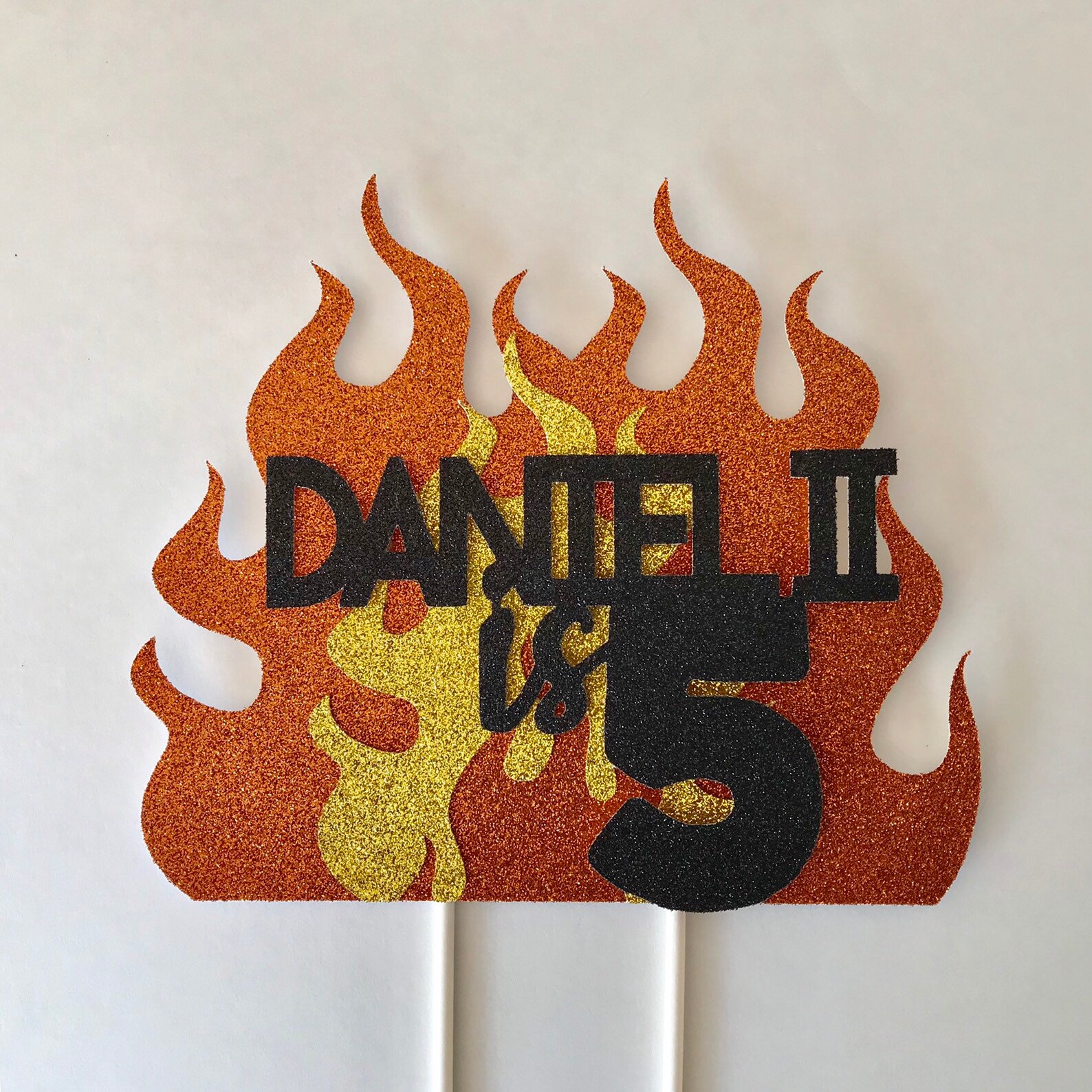 Flames Cake Topper Monster Truck Cake Motorcycle Cake Fire - Etsy