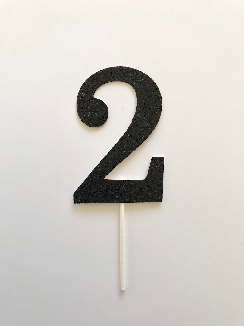 2nd Birthday Cake Topper Second Birthday 2 Cake Topper 2 - Etsy