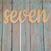 Seven Birthday Cake Topper 7 Cake Topper 7th Birthday Cake - Etsy