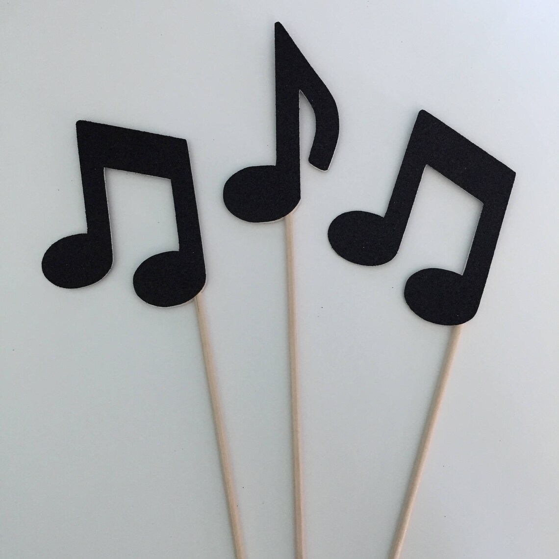 Music Note Centerpiece Picks Music Notes on a Stick Musical | Etsy Canada