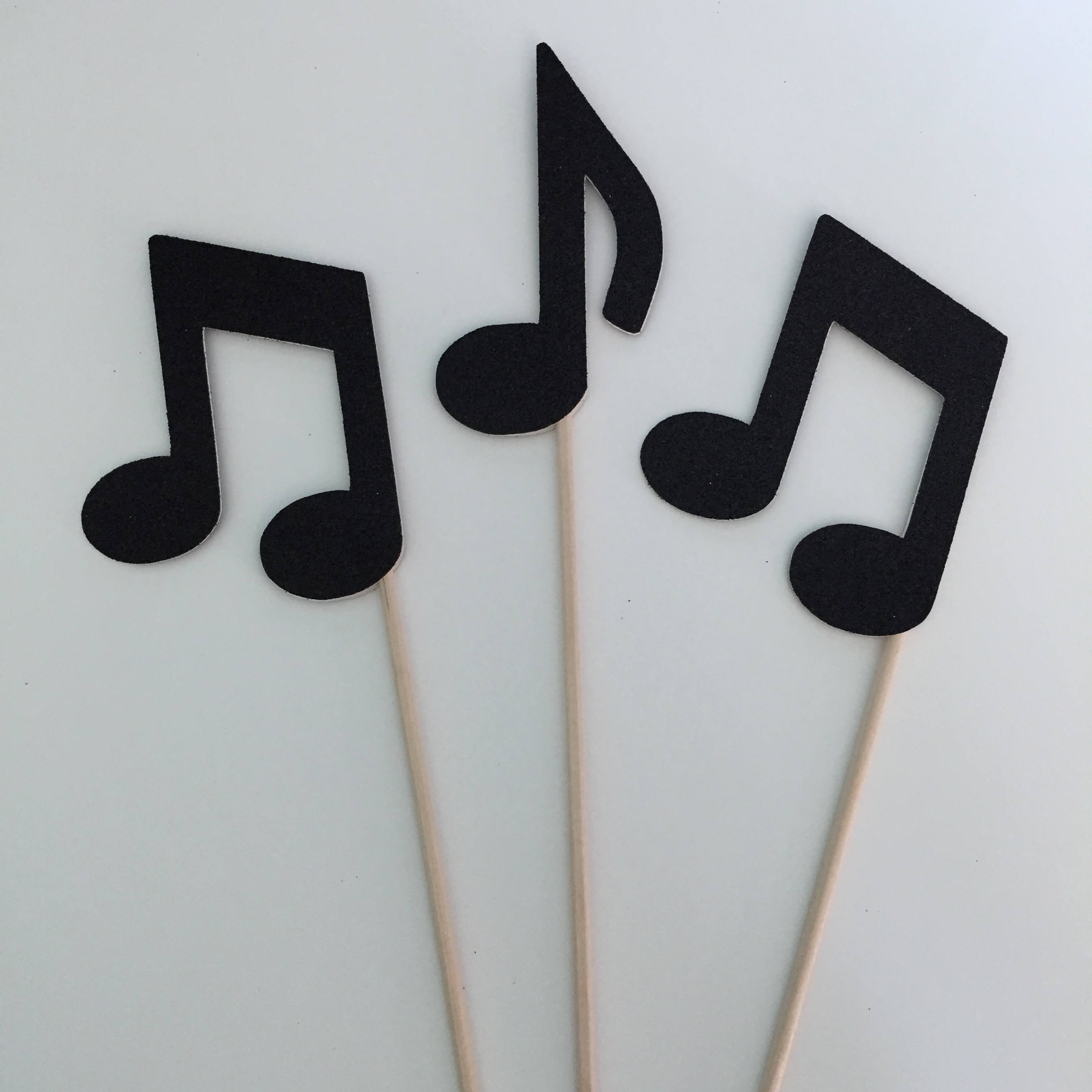 Music Note Centerpiece Picks Music Notes on a Stick Musical | Etsy Canada