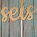 Seis Birthday Cake Topper Seis Cake Topper Spanish 6th - Etsy