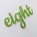 Eight Birthday Cake Topper 8 Cake Topper 8th Birthday Cake - Etsy