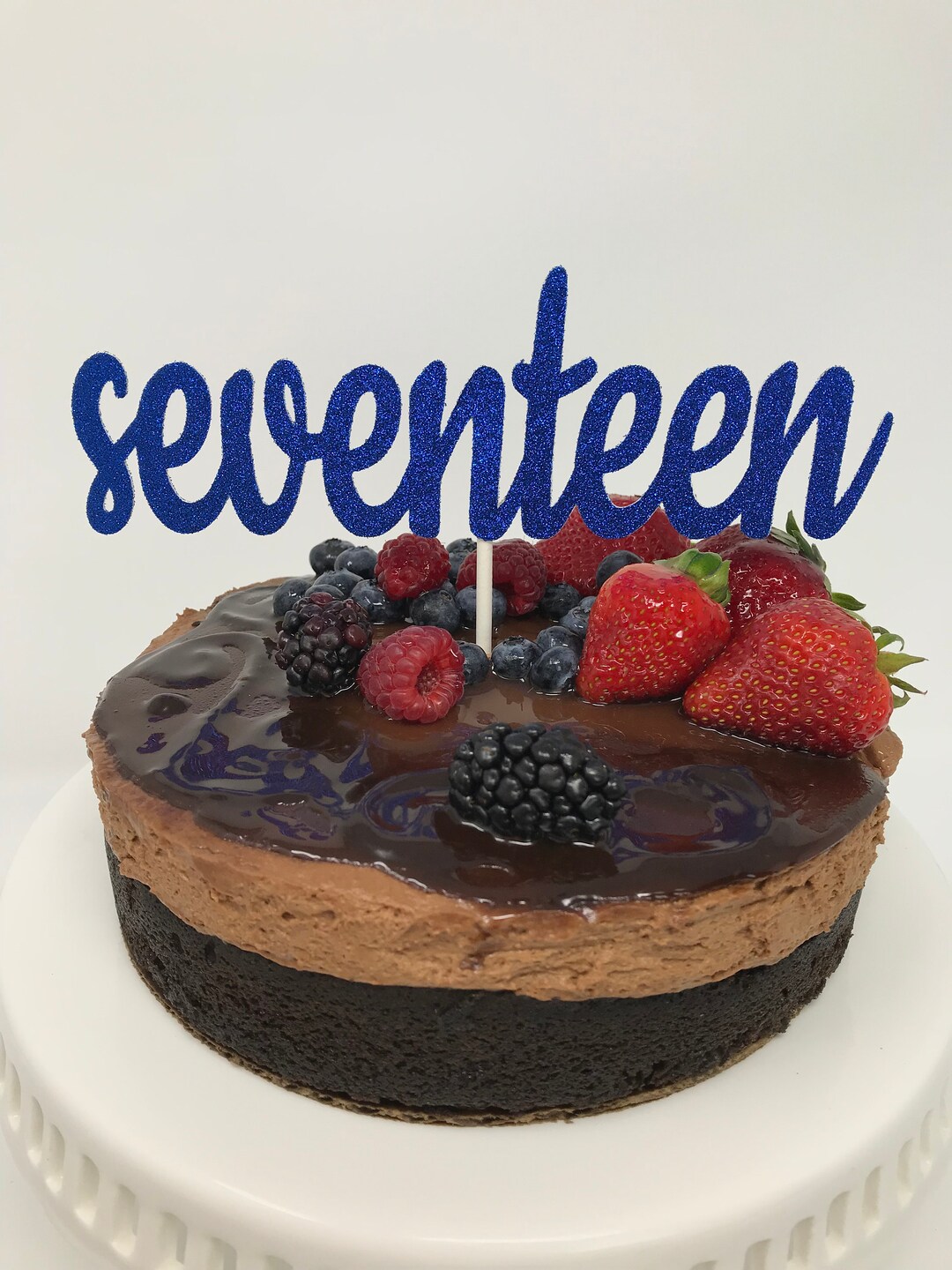 Seventeen Cake Topper, 17th Birthday Cake Topper, 17th Cake Topper, 17 ...