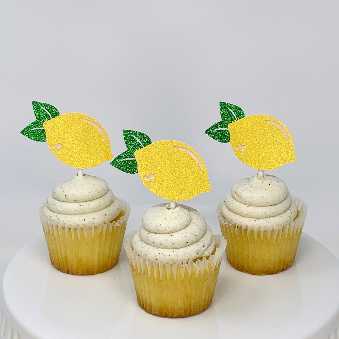 Sweet One Lemon Cupcake Topper, Lemon 1st Birthday, Lemonade First ...