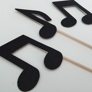 Music Note Centerpiece Picks Music Notes on a Stick Musical - Etsy Canada
