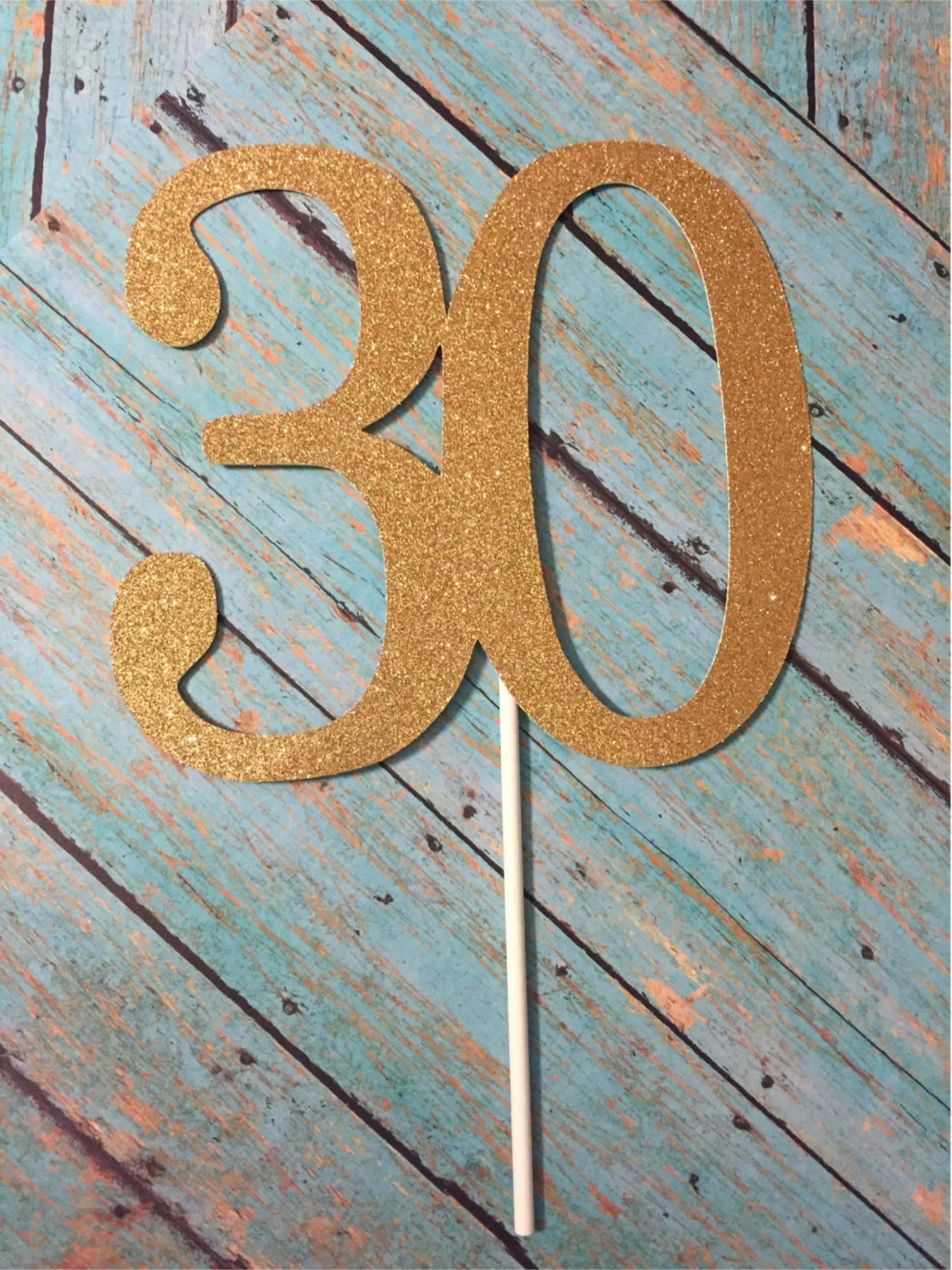 30th Birthday Cake Topper 30th Cake Topper 30 Birthday Cake - Etsy
