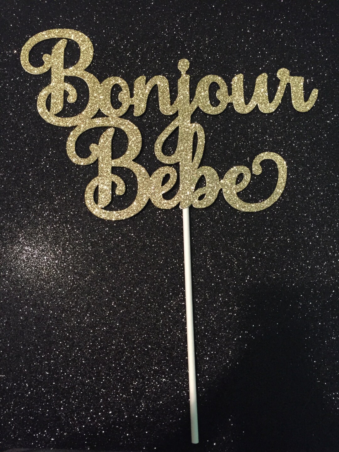 Bonjour Bebe Cake Topper, Baby Shower Cake Topper, Parisian Baby Shower ...