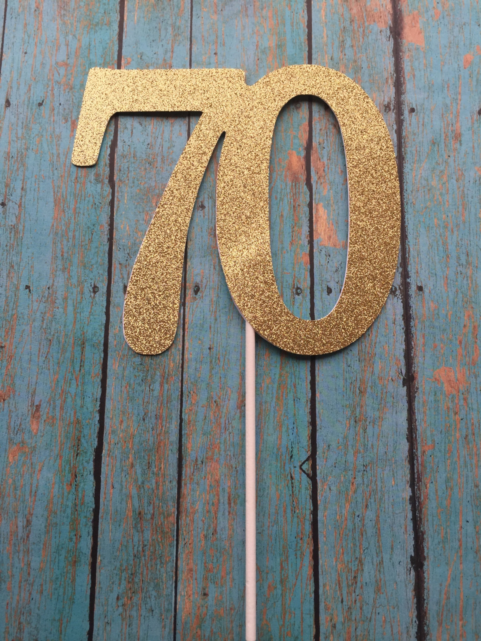 70th Birthday Cake Topper 70 Cake Topper 70 Birthday Cake | Etsy