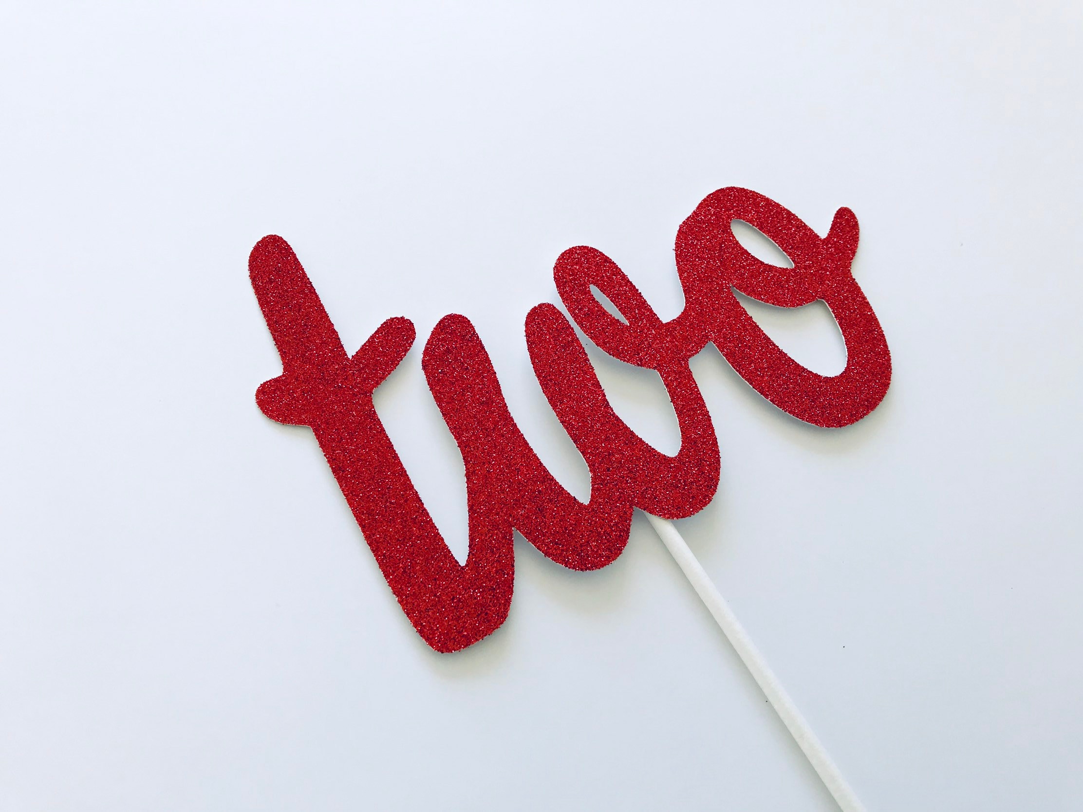 Two Cake Topper Second Birthday Cake Topper Second Birthday | Etsy