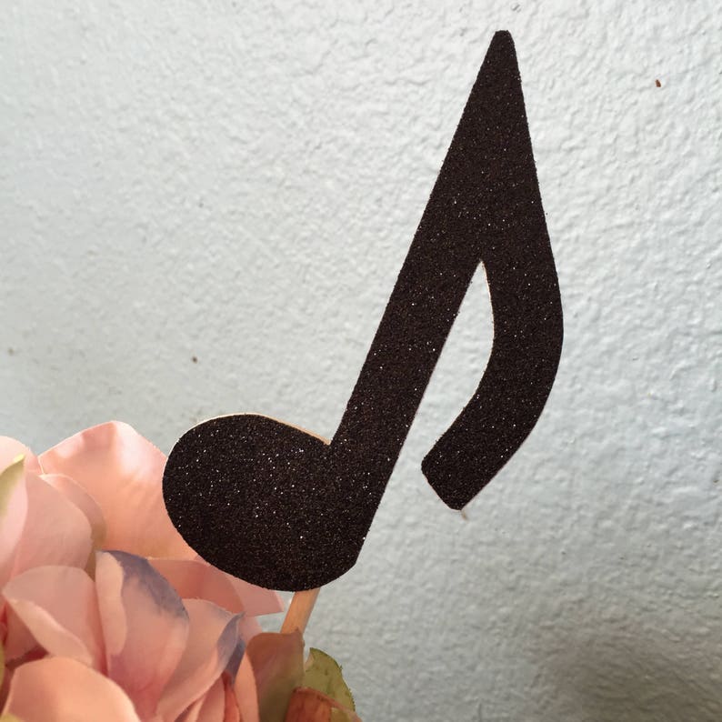 Music Note Centerpiece Picks Music Notes on a Stick Musical - Etsy Canada