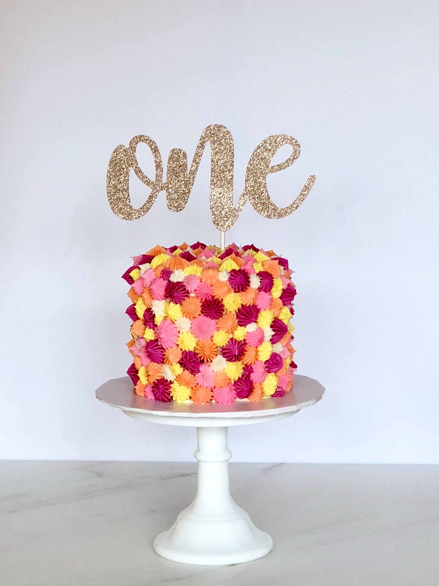 First Birthday Cake Topper ONE Cake Topper 1st Birthday - Etsy