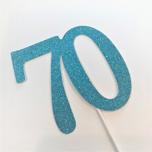 70th Birthday Cake Topper, 70 Cake Topper, 70 Birthday Cake Topper ...