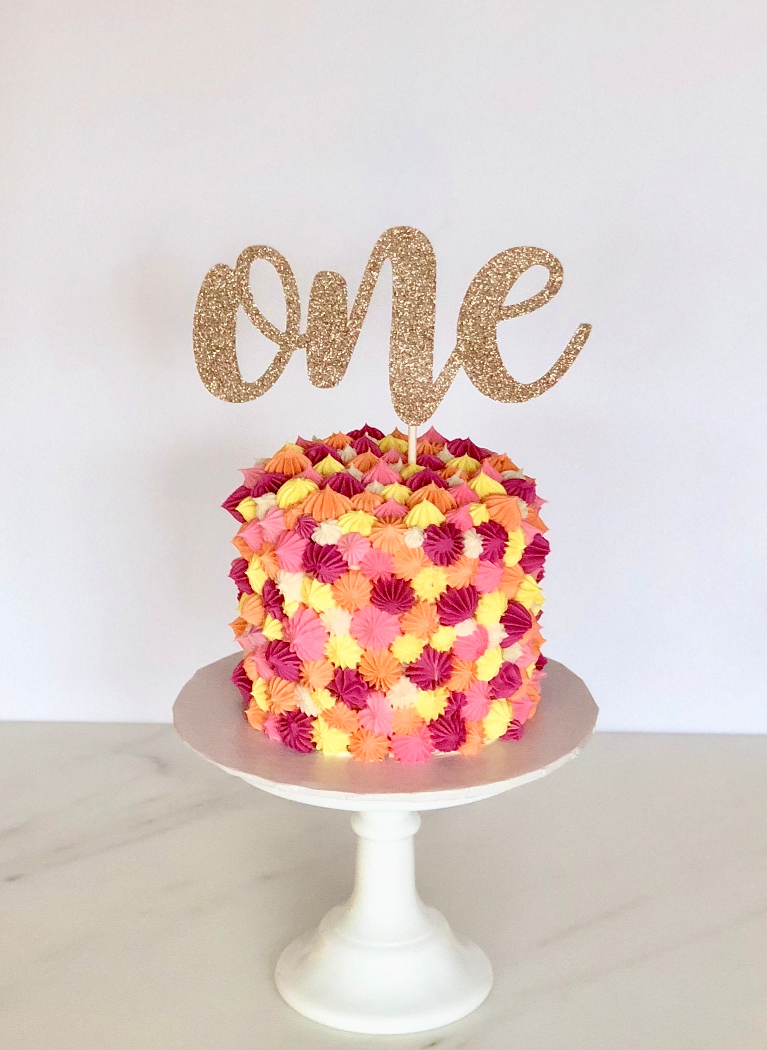 First Birthday Cake Topper ONE Cake Topper 1st Birthday - Etsy