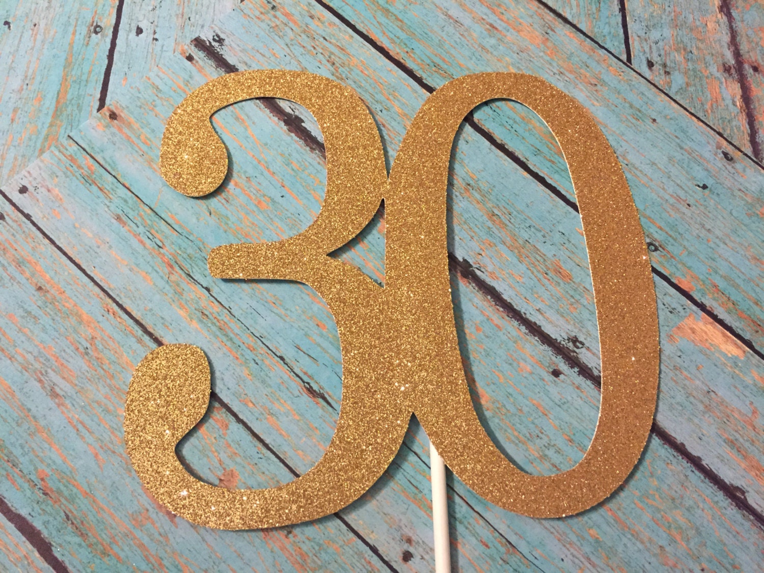 30th Birthday Cake Topper 30th Cake Topper 30 Birthday Cake - Etsy