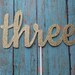 Three Birthday Cake Topper 3 Cake Topper 3rd Birthday Cake - Etsy