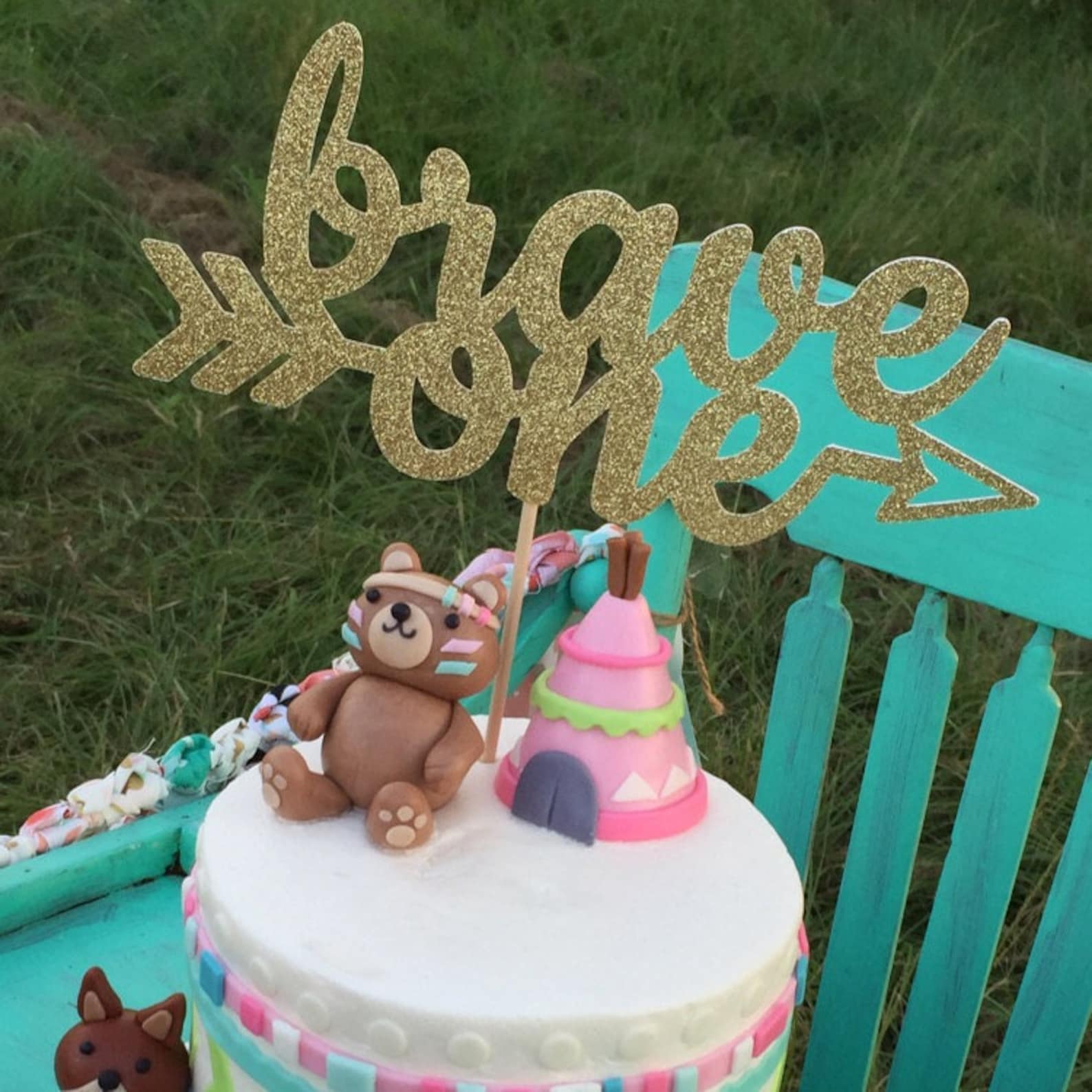 Brave One Cake Topper Tribal Theme Cake Feather Cake Topper | Etsy