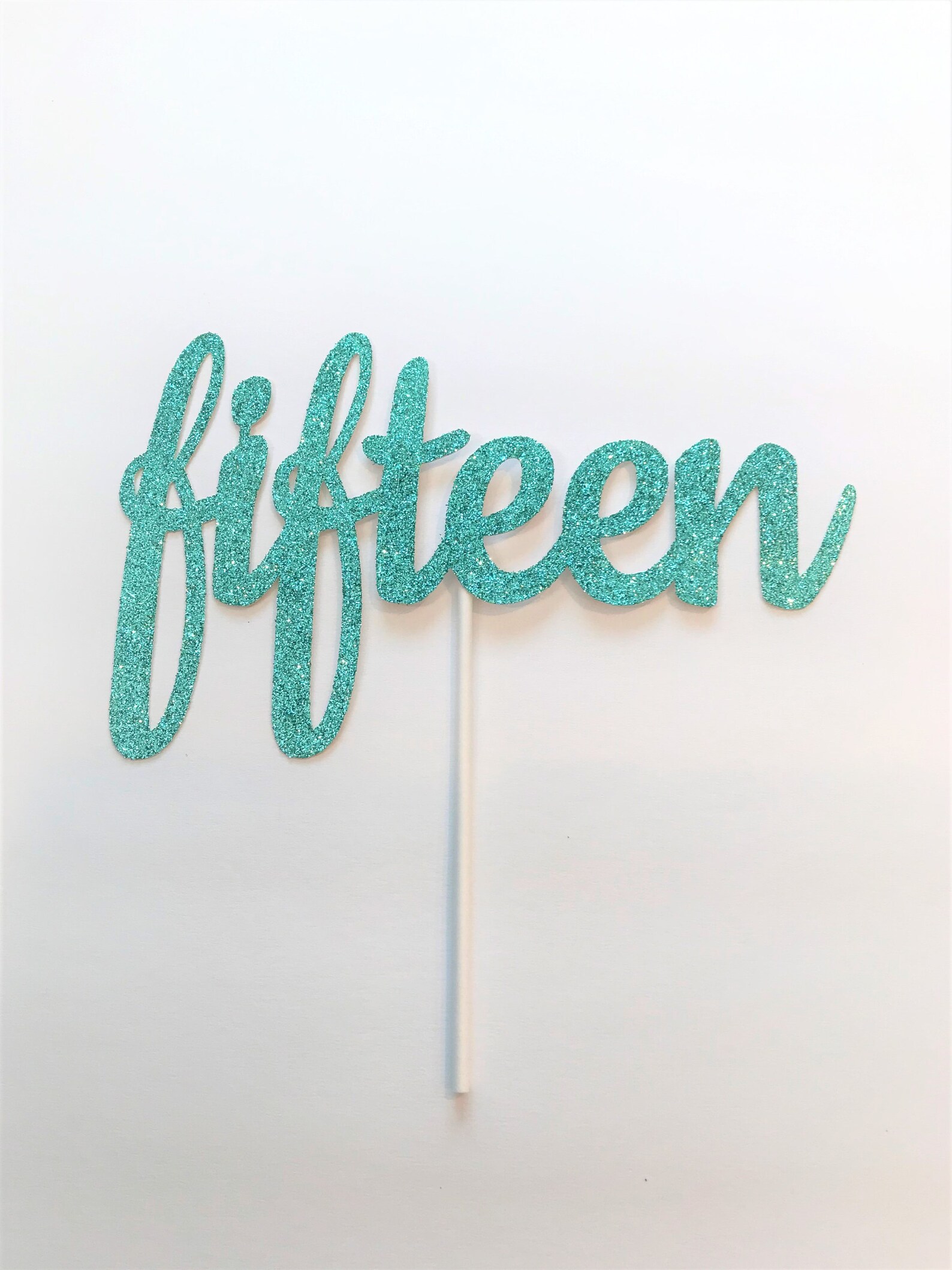 15th Birthday Cake Topper. Number 15 Cake Topper. Fifteen Cake | Etsy